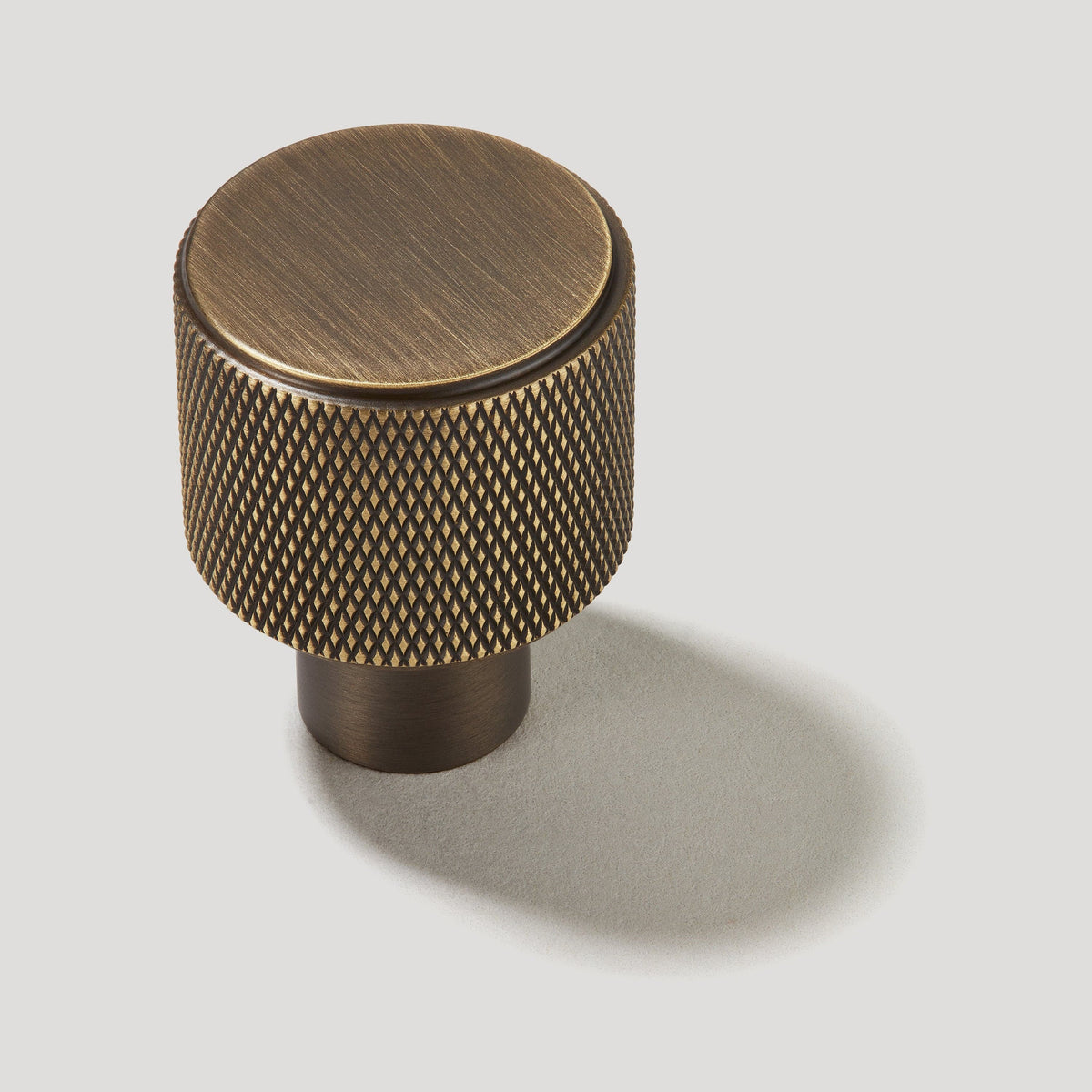 Solid Brass Knurled Drawer Knobs | Solid Brass Cupboard Knobs – Plank Hardware