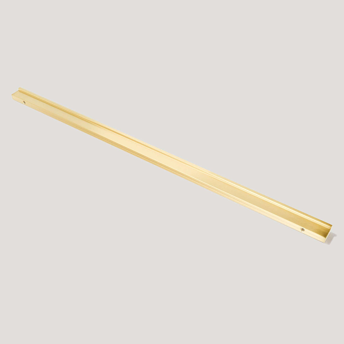 Minimalist Closet Bar | BLAKE Brass Wardrobe Handle – Plank Hardware