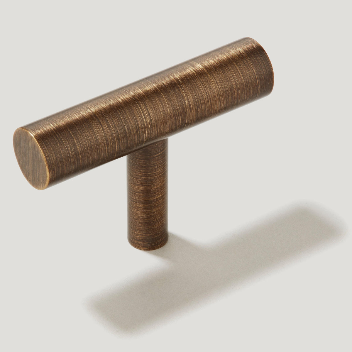 Single T Kitchen Handles | Brass Single T Handles – Plank Hardware