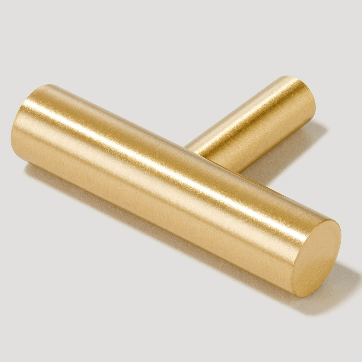 Single T Kitchen Handles | Brass Single T Handles – Plank Hardware