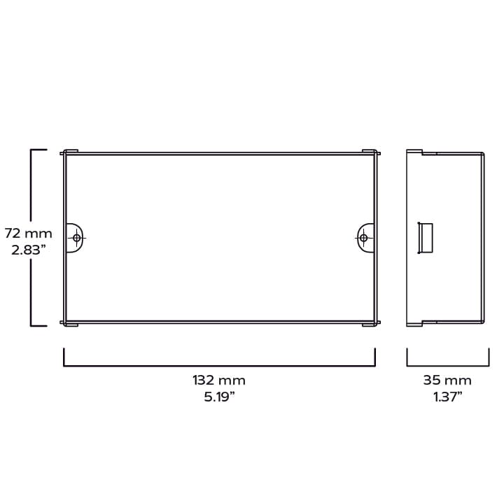 BETTY Electric Back Box | Stainless Steel Light Switch Accessory ...