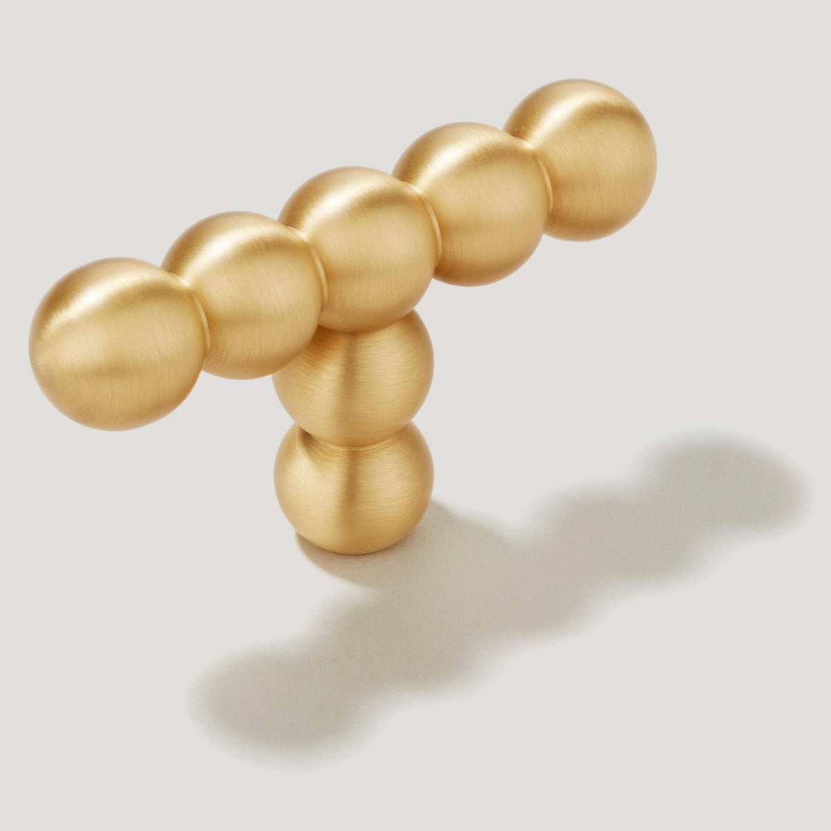 Solid Brass Bobbin Cabinet Handle | Small Brass Handle – Plank Hardware