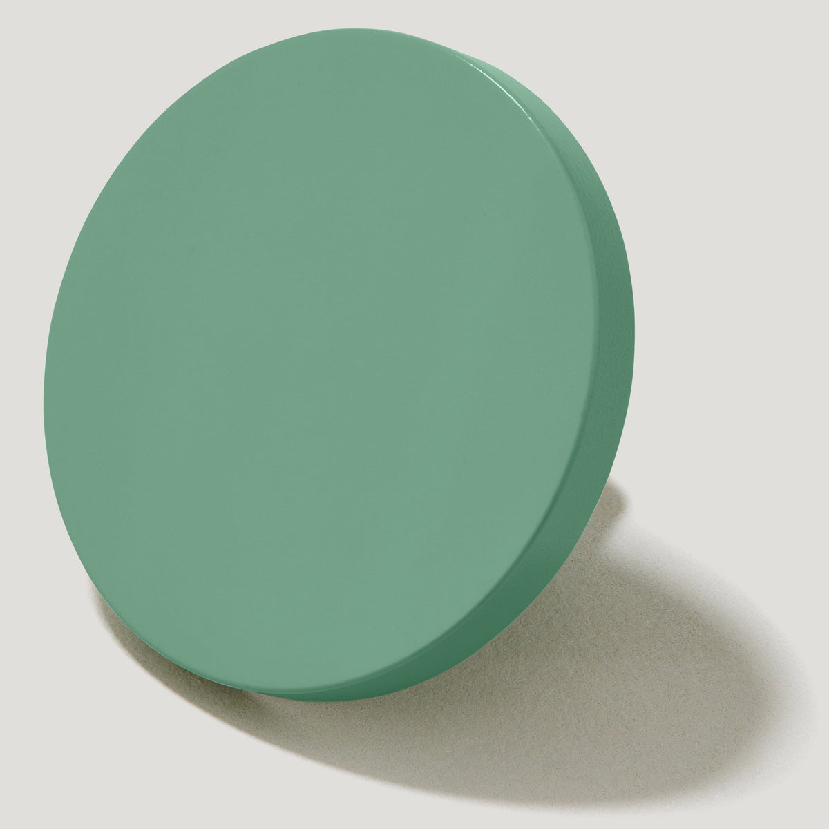 Sage Green Circular Knobs | Round Green Knobs – Plank Hardware