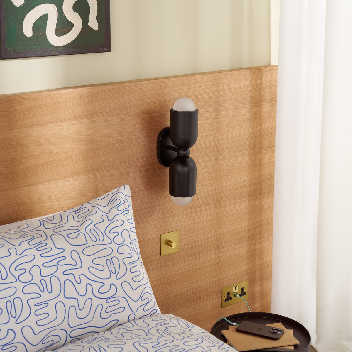 JENSEN Double Wall Spotlight | Black Lighting – Plank Hardware
