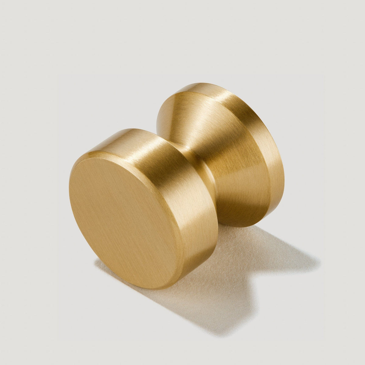 FELIX Round Knob - Brass | Plank Hardware