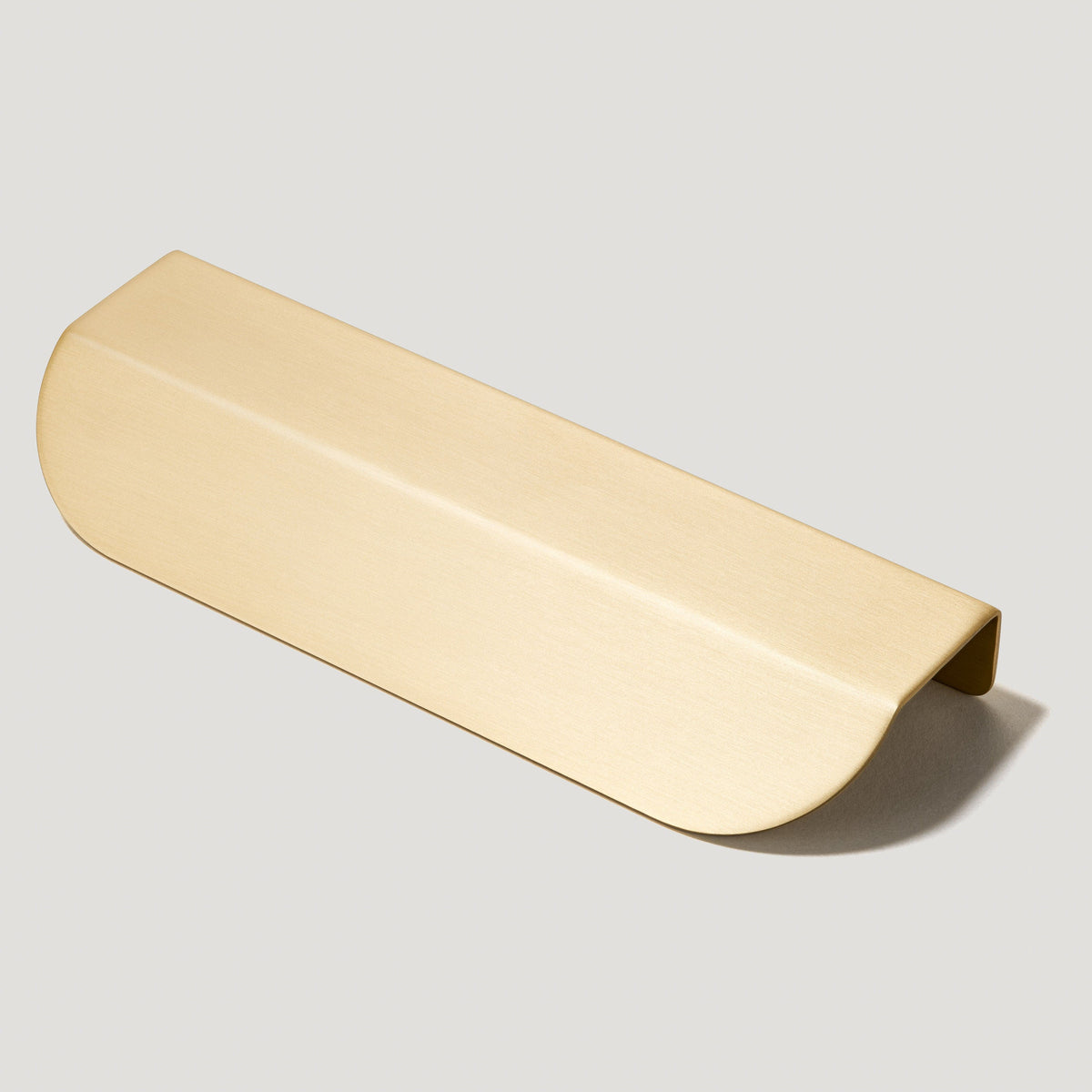Brass Cabinet Lip Pull Handles | Edge Pull Handles – Plank Hardware